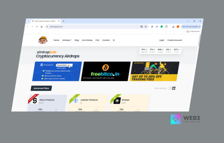 7 Best Crypto Airdrop Checker - Web3Insights